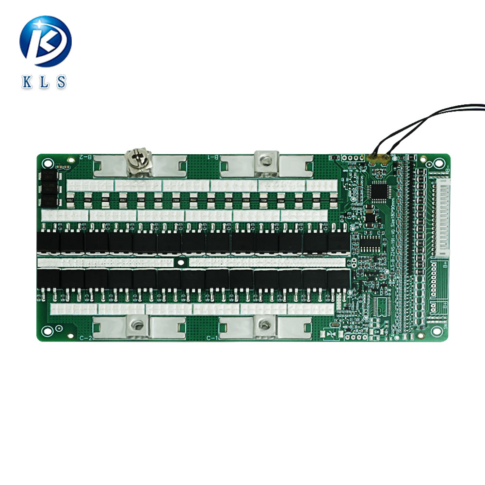 KLS 3.7V BMS 90A 100A แบตเตอรี่ Li-ion NMC BMS 24s 80a สําหรับ Ebike ...